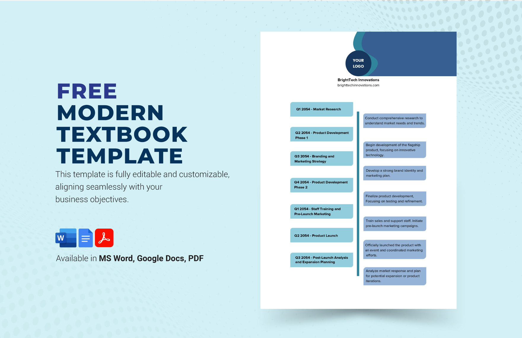 Free Professional Report Template - Download in Word, Google Docs ...