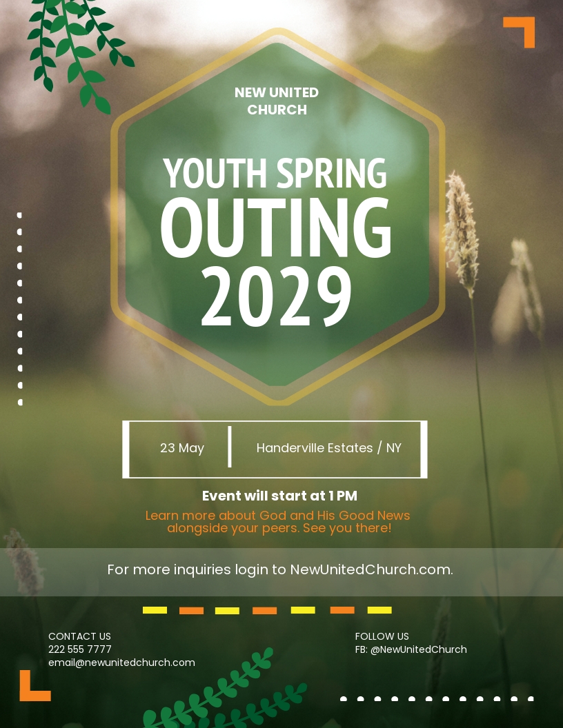 Spring Carnival Flyer Template | Template.net