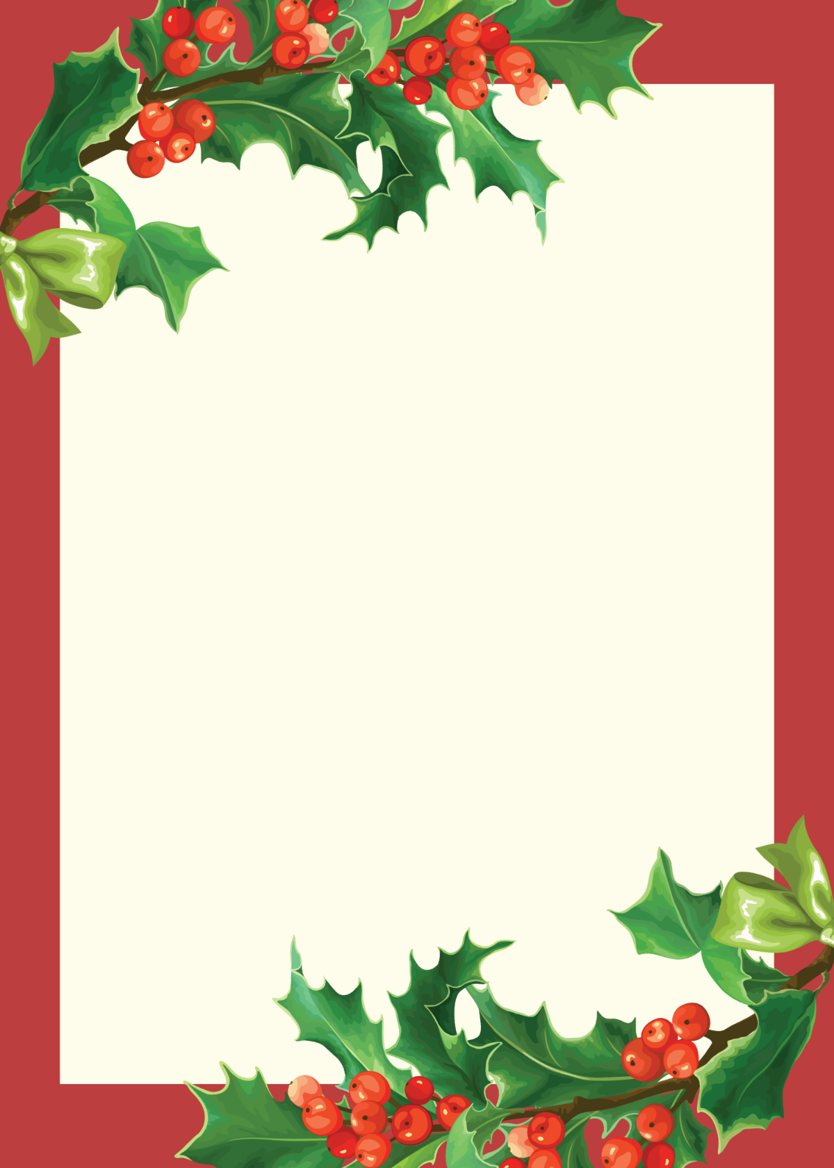 Free Christmas Card Templates Editable And Printable