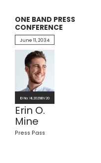 Event Pass ID Card Template