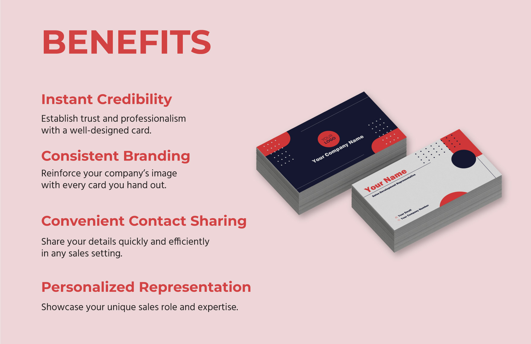 Sales Development Representative Business Card Template - Download in ...