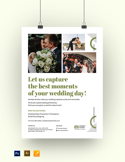 Free Simple Photography Poster Template - Download in Illustrator, PSD ...