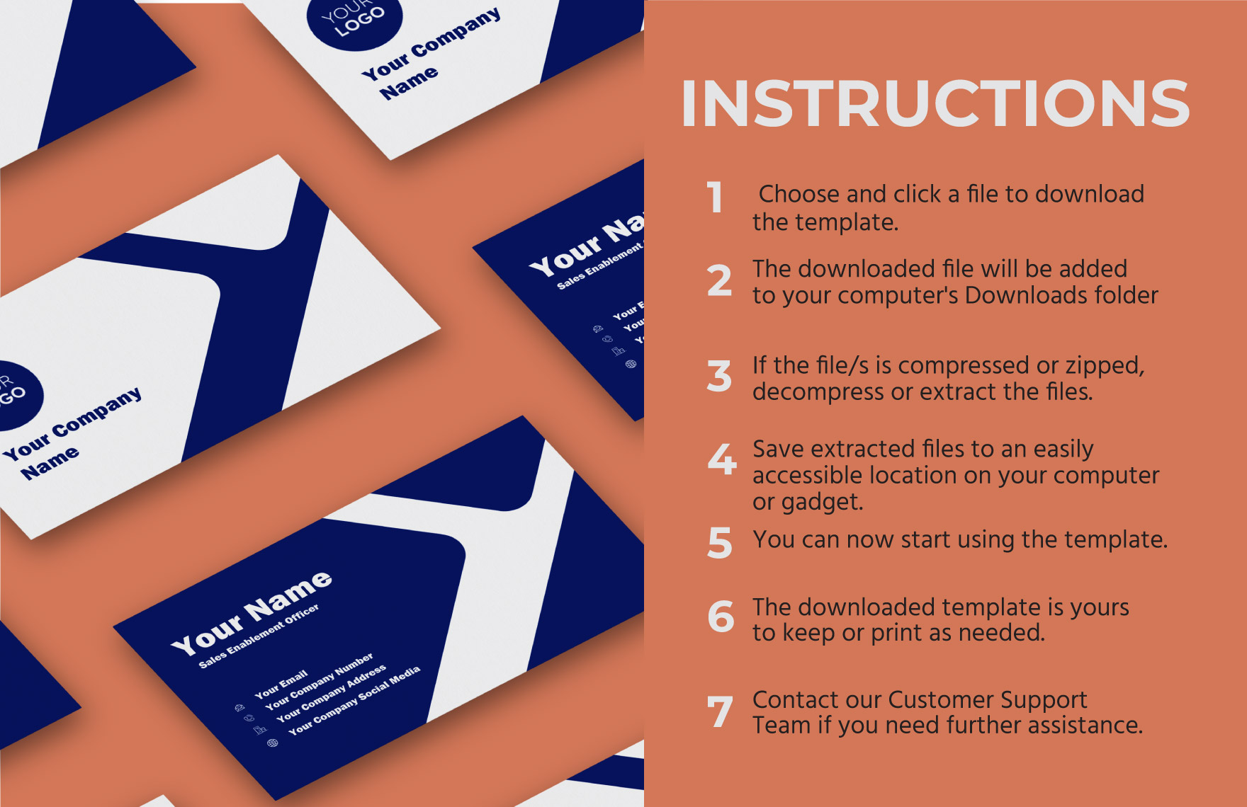 Sales Enablement Officer Business Card Template - Download in Word, PDF ...