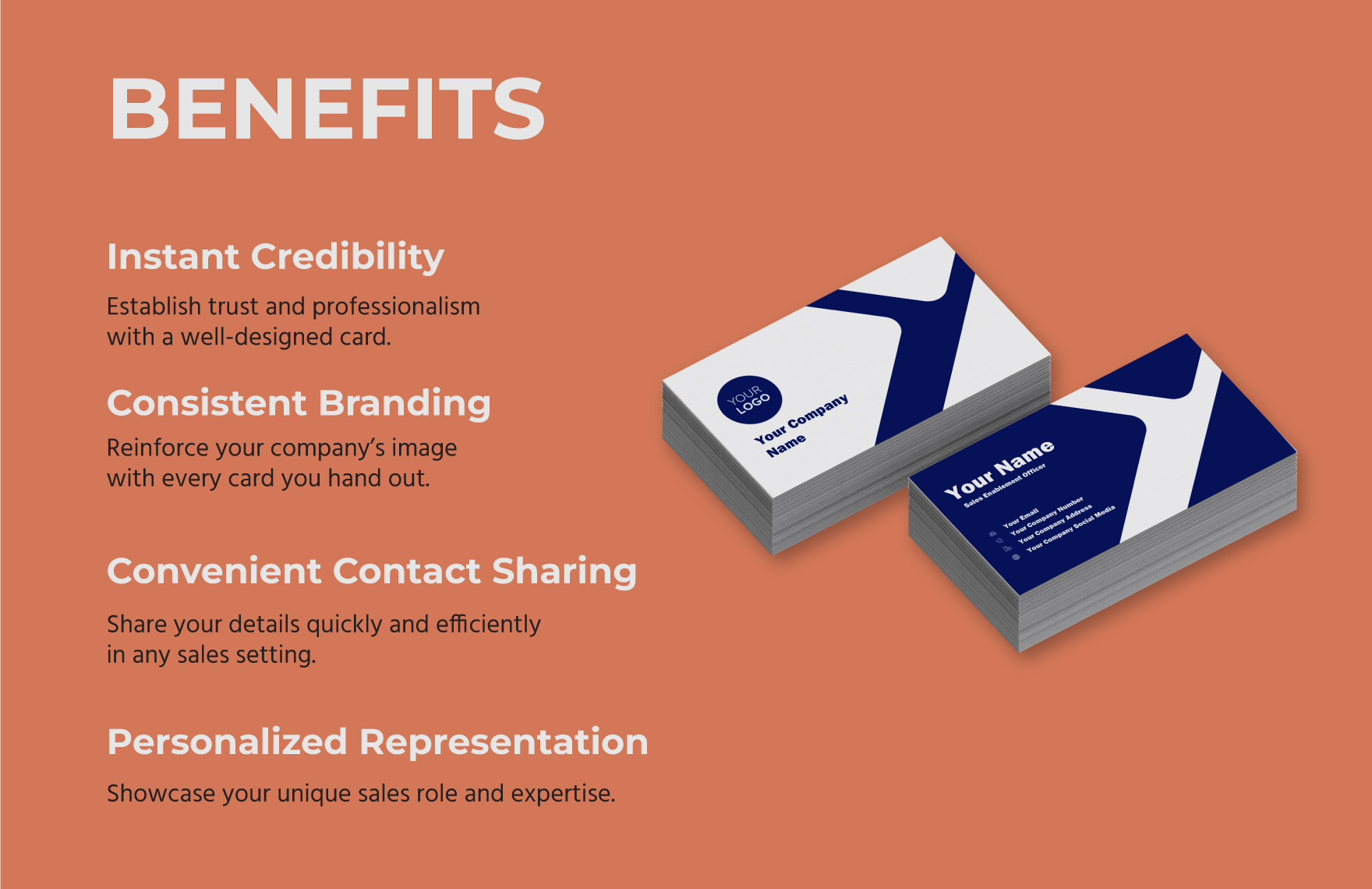 Sales Enablement Officer Business Card Template - Download in Word, PDF ...