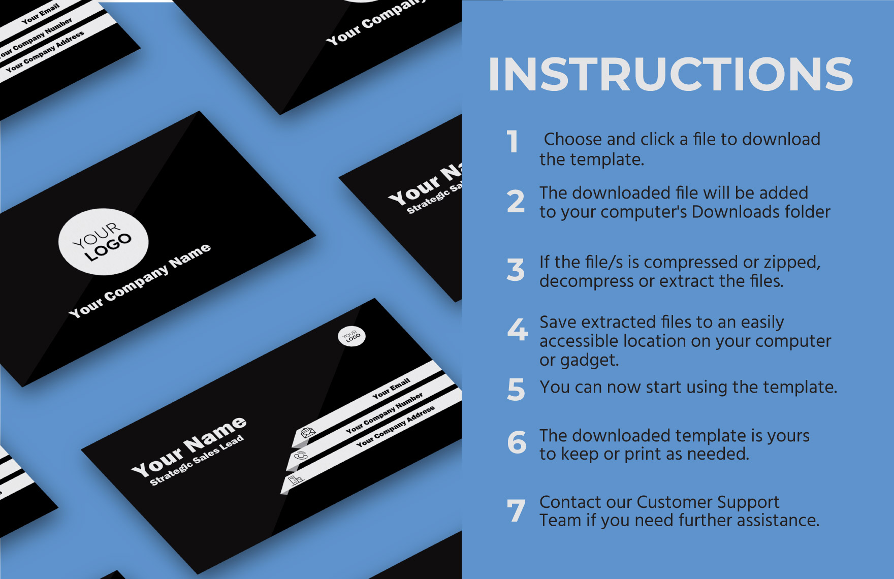 Strategic Sales Lead Business Card Template - Download in Word ...