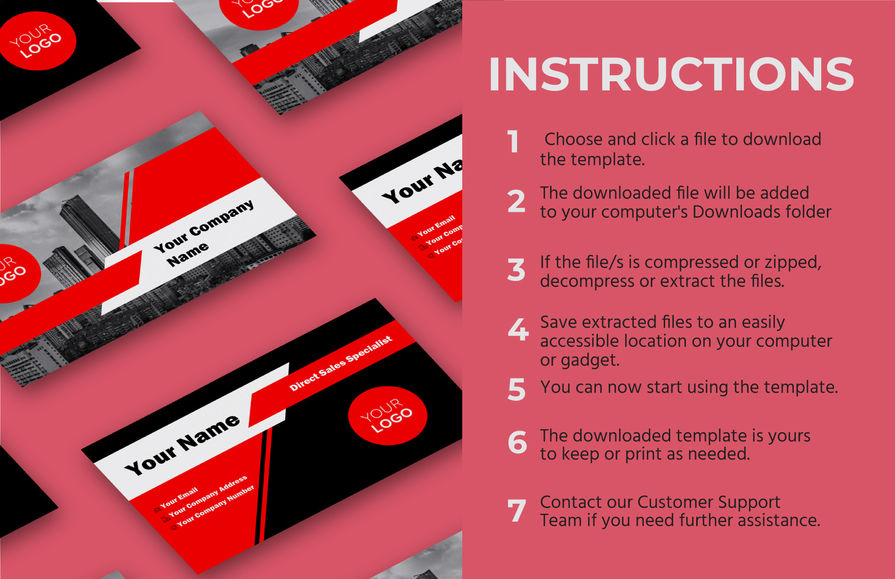 Direct Sales Specialist Business Card Template - Download in Word, PDF ...