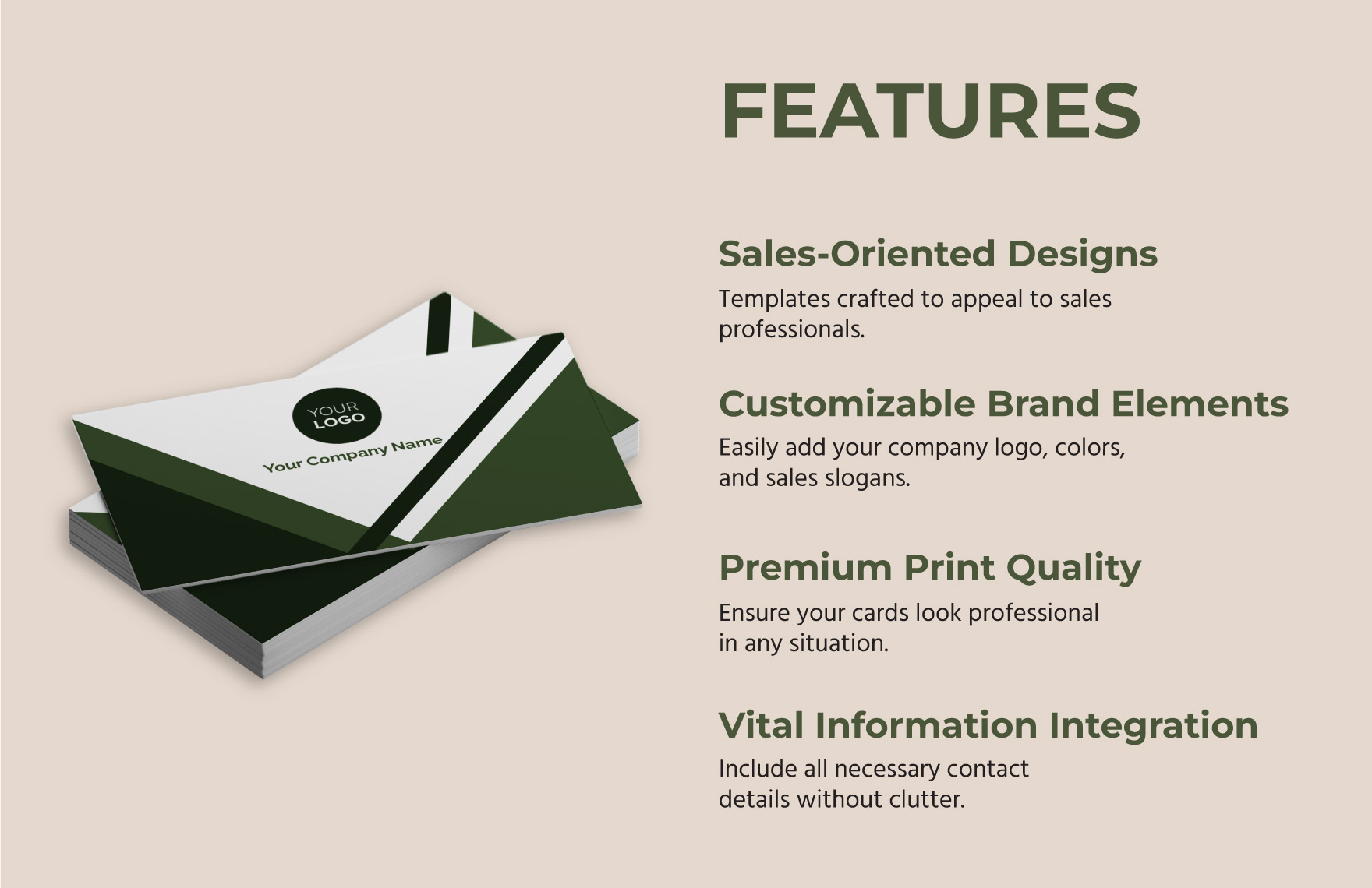 Retail Sales Associate Business Card Template - Download in Word, PDF ...