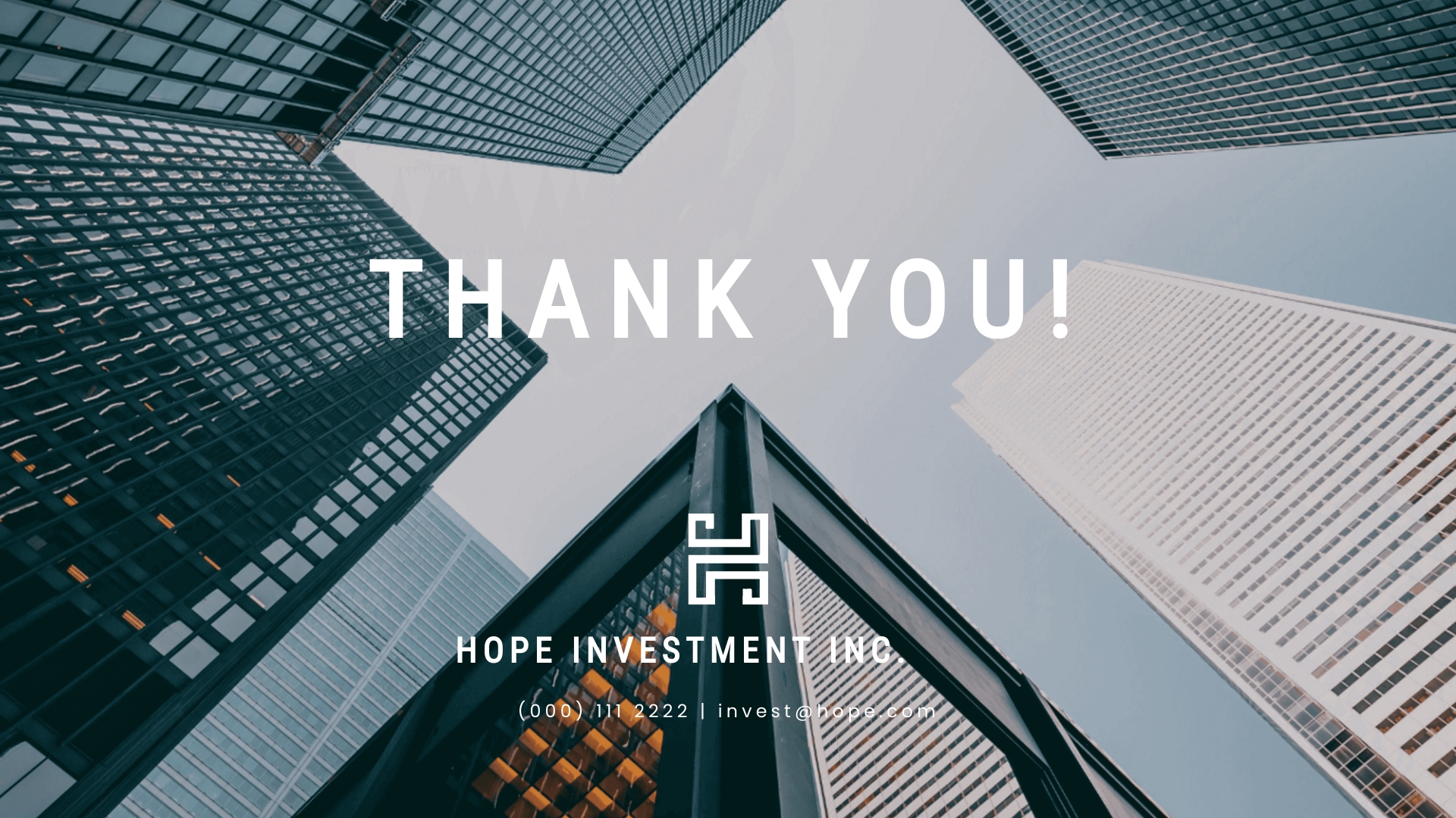 Investor Pitch Deck Presentation Template