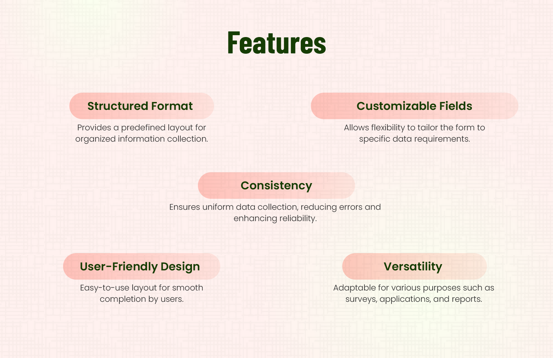 Form Template in MS Excel, Google Sheets - Download