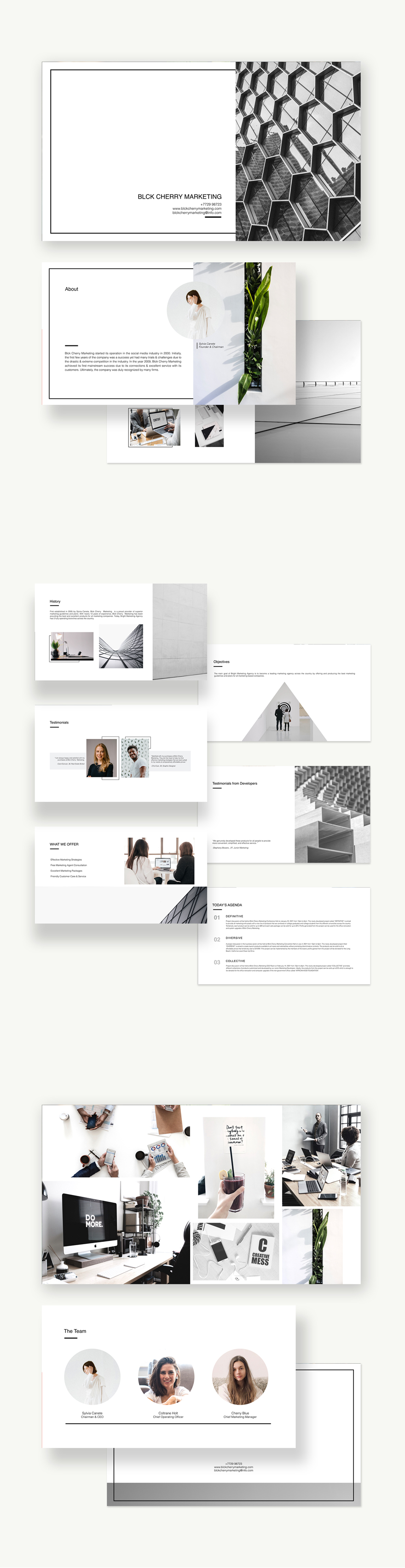 Modern Power Point Presentation Template - Google Slides, Apple Keynote ...