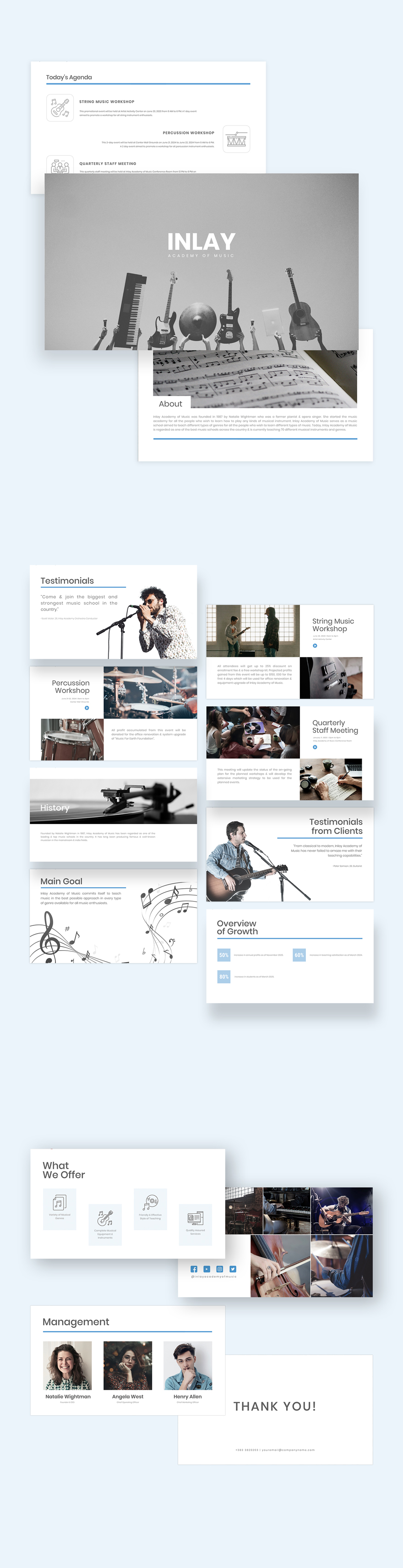 Music Powerpoint Presentation Template - Apple Keynote, PowerPoint ...