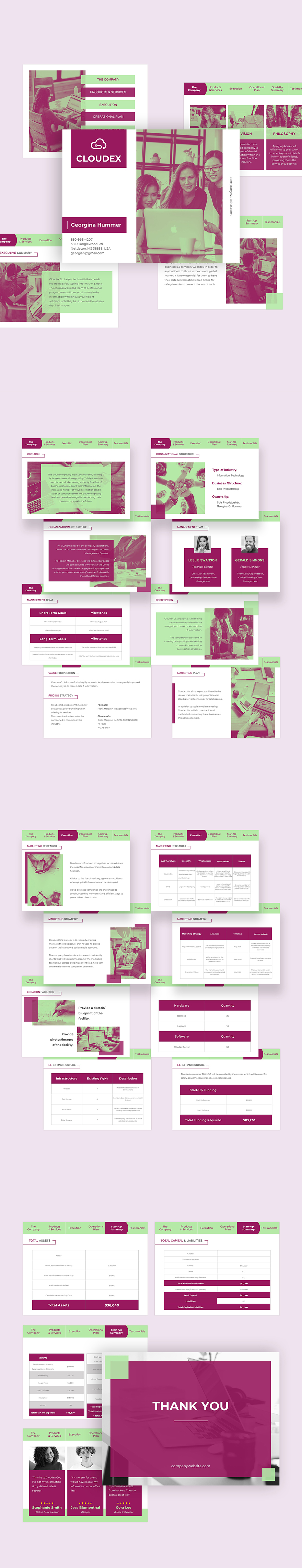 Startup Business Pitch Deck Template - Google Slides, PowerPoint ...