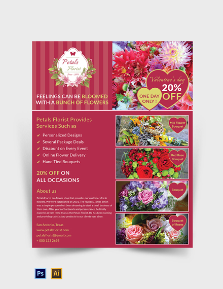 Print Shop Flyer Template - Illustrator, Word, Apple Pages, PSD ...