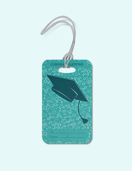 Free Graduation Gift Tag Template