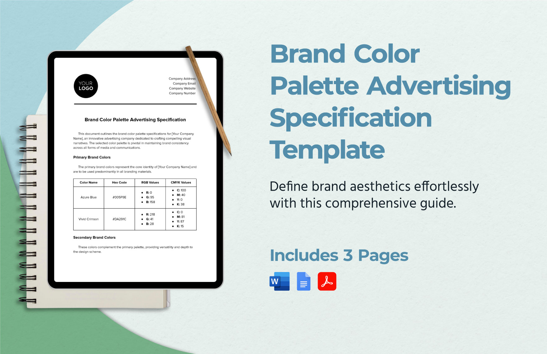 Free Editable Brand Templates In Word To Download