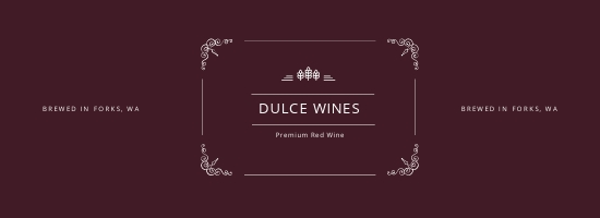 Free Wine Label Sample Template