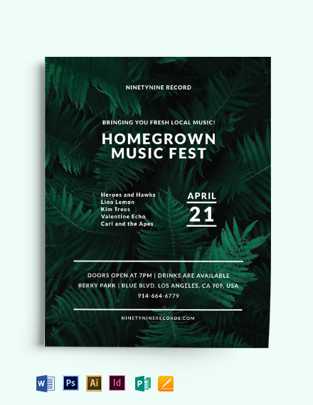 24+ FREE Event Flyer Templates - Word (DOC) | PSD | InDesign | Apple ...