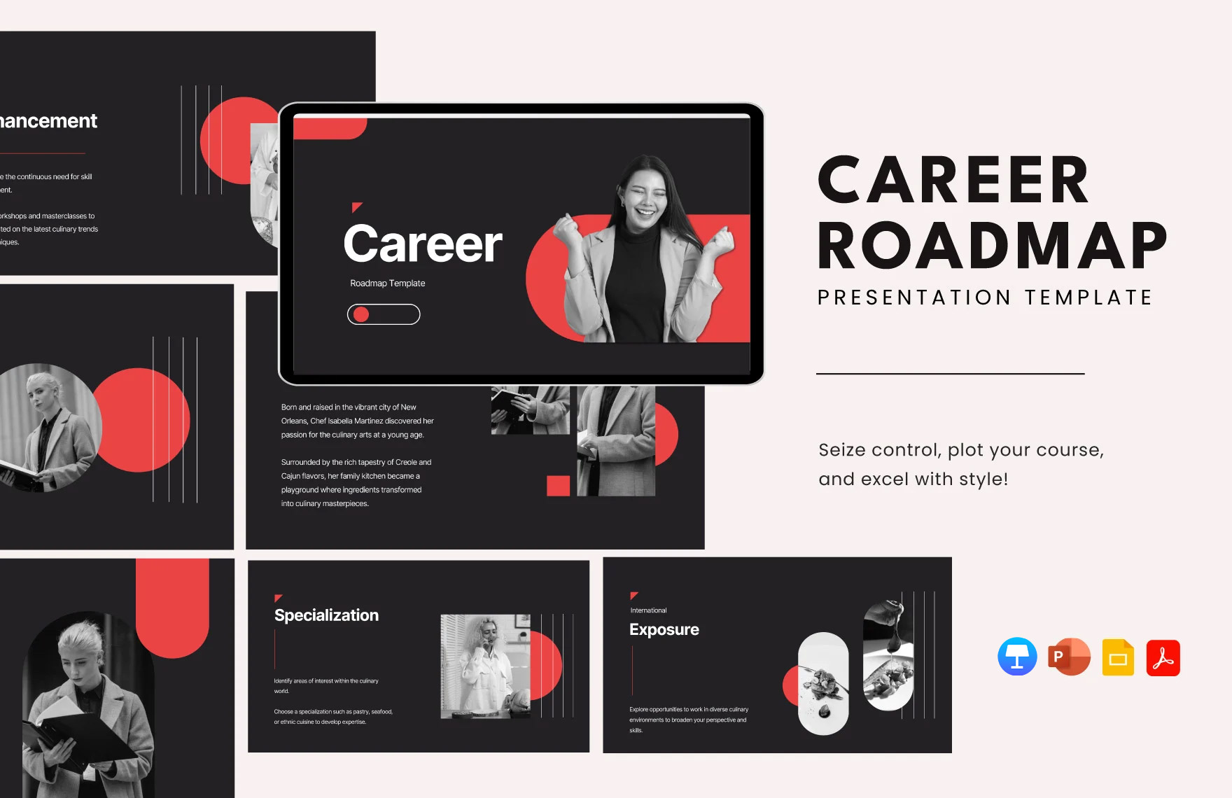 Blank Roadmap Template In Apple Keynote Imac FREE Download