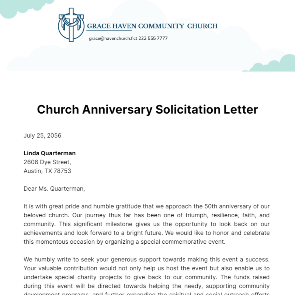 Church Solicitation Letter For Financial Support Infoupdate Church Solicitation Letter For Financial Support Infoupdate