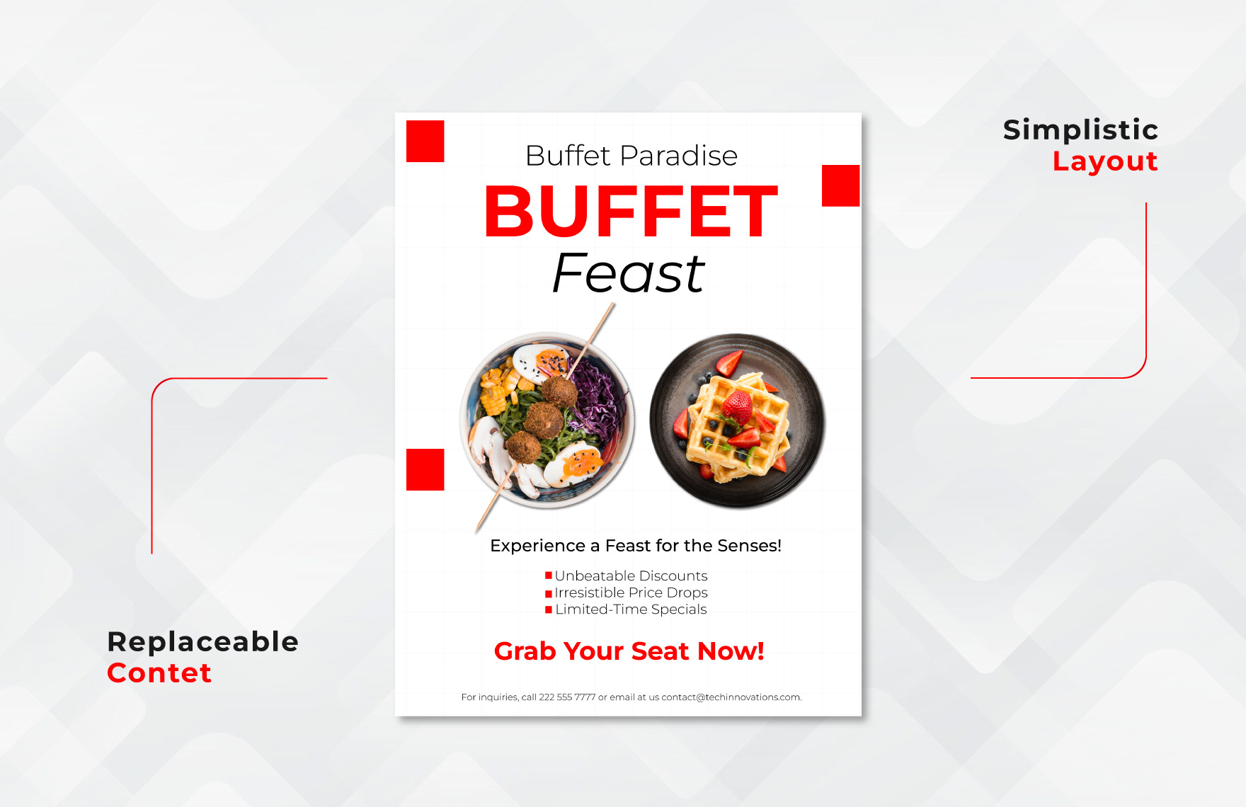 Buffet Flyer Template - Download in Word, PDF, Illustrator | Template.net