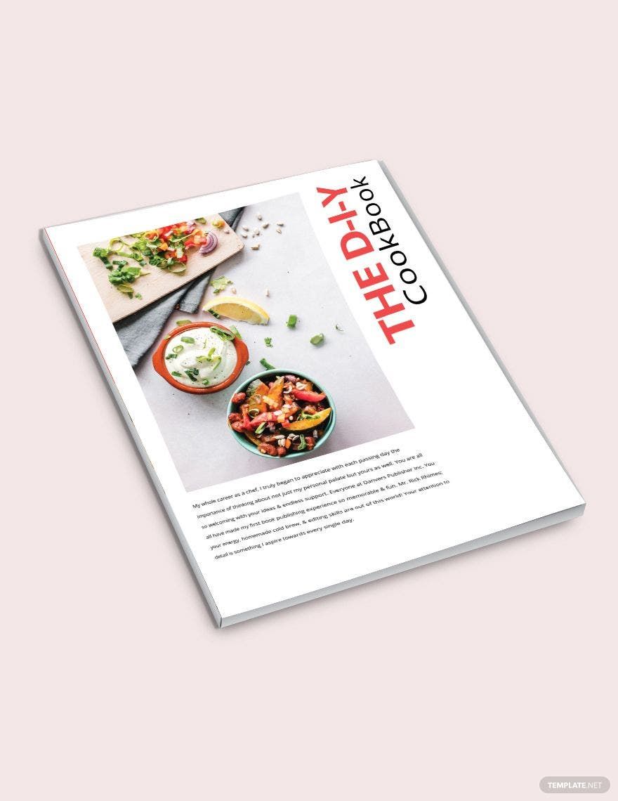 Diy Cookbook Template Download In Word PSD Apple Pages Publisher 