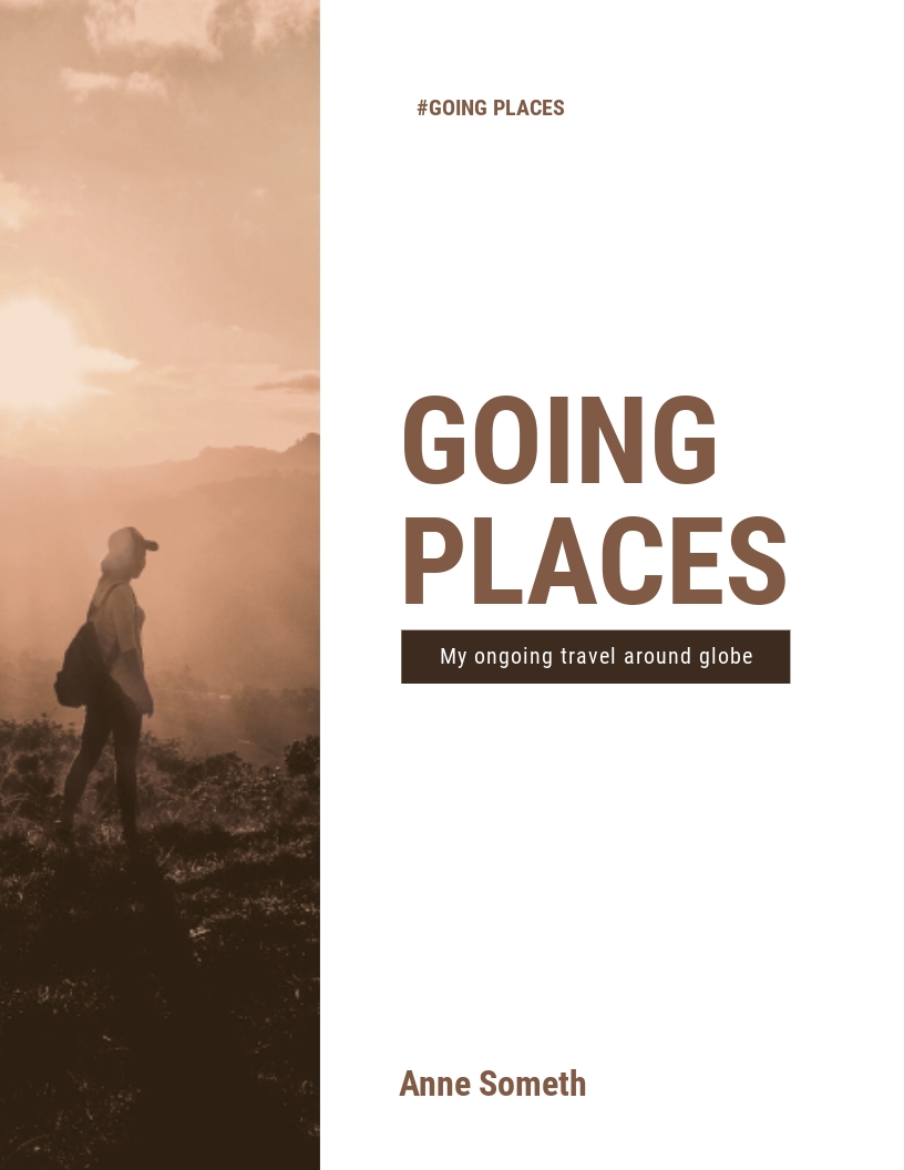 Photo Autobiography Book Cover Template - Illustrator, Word, Apple ...