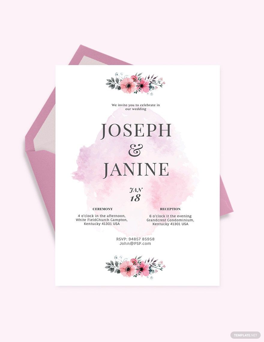 Paint Party Fall Wedding Invitation Template Download In Word 
