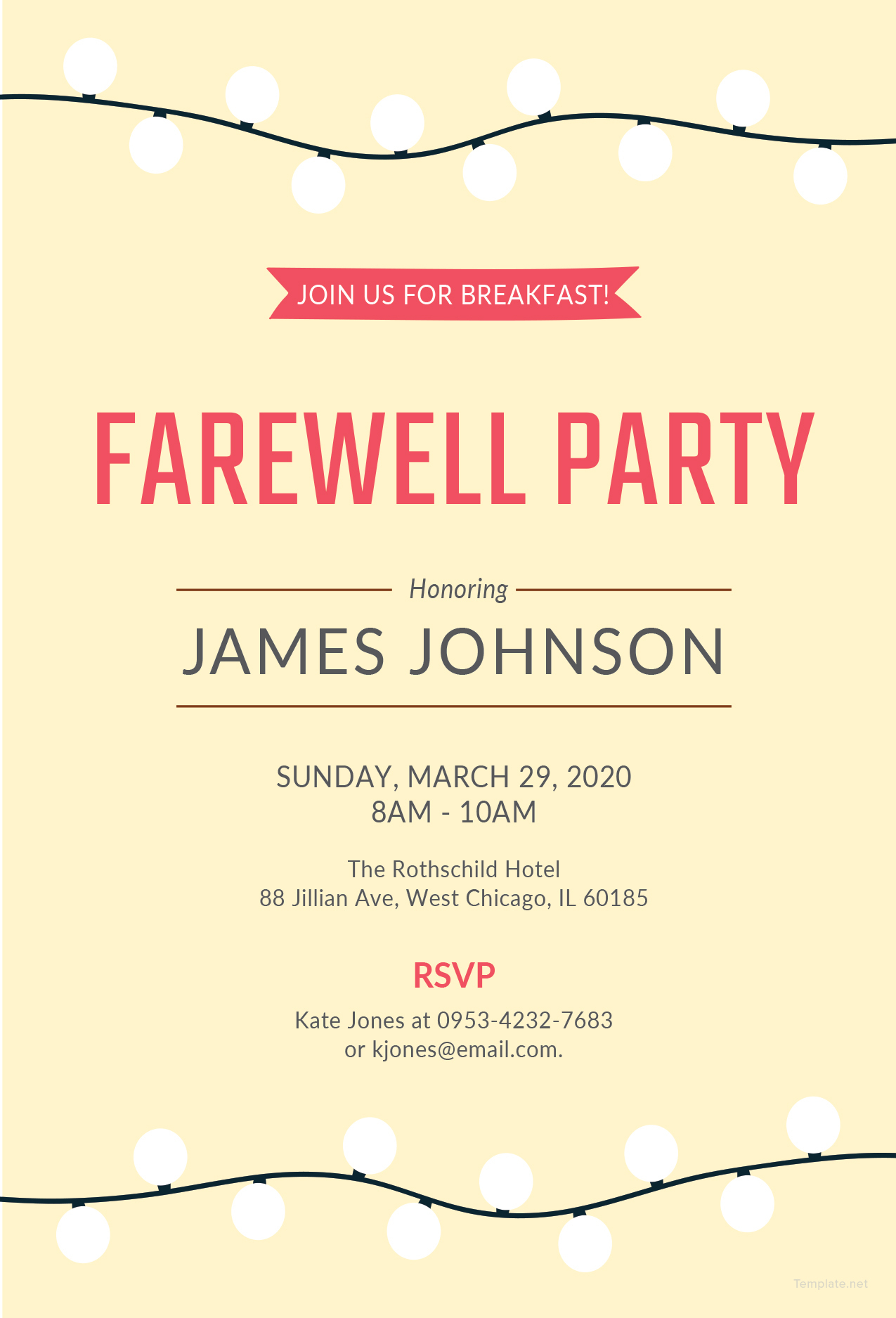 Farewell Card Template Word Professional Sample Template
