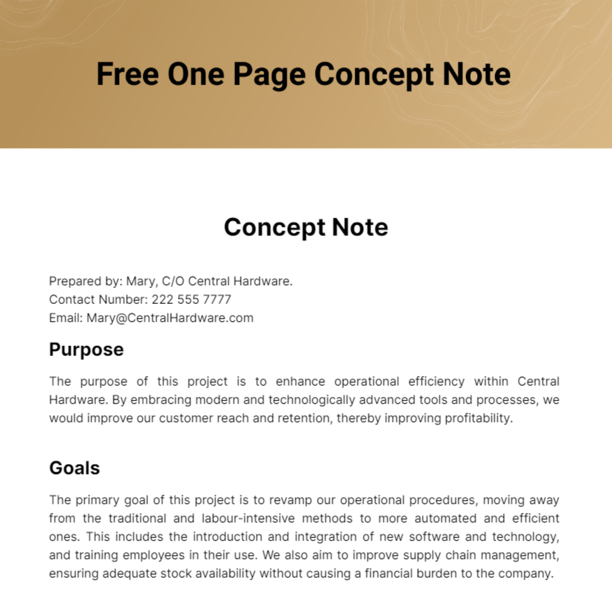 FREE Concept Note Templates Examples Edit Online Download FREE Concept Note Templates Examples Edit Online Download