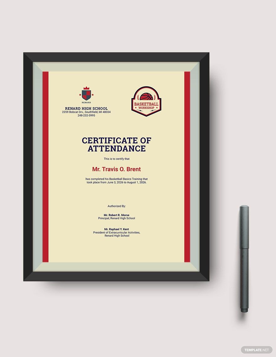 Basketball Training Certificate Template Download In Word Google 