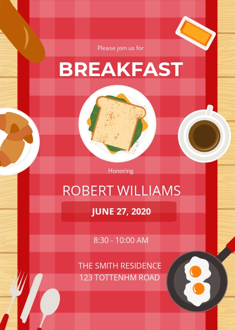 FREE Welcome Breakfast Invitation Template - Word (DOC) | PSD ...