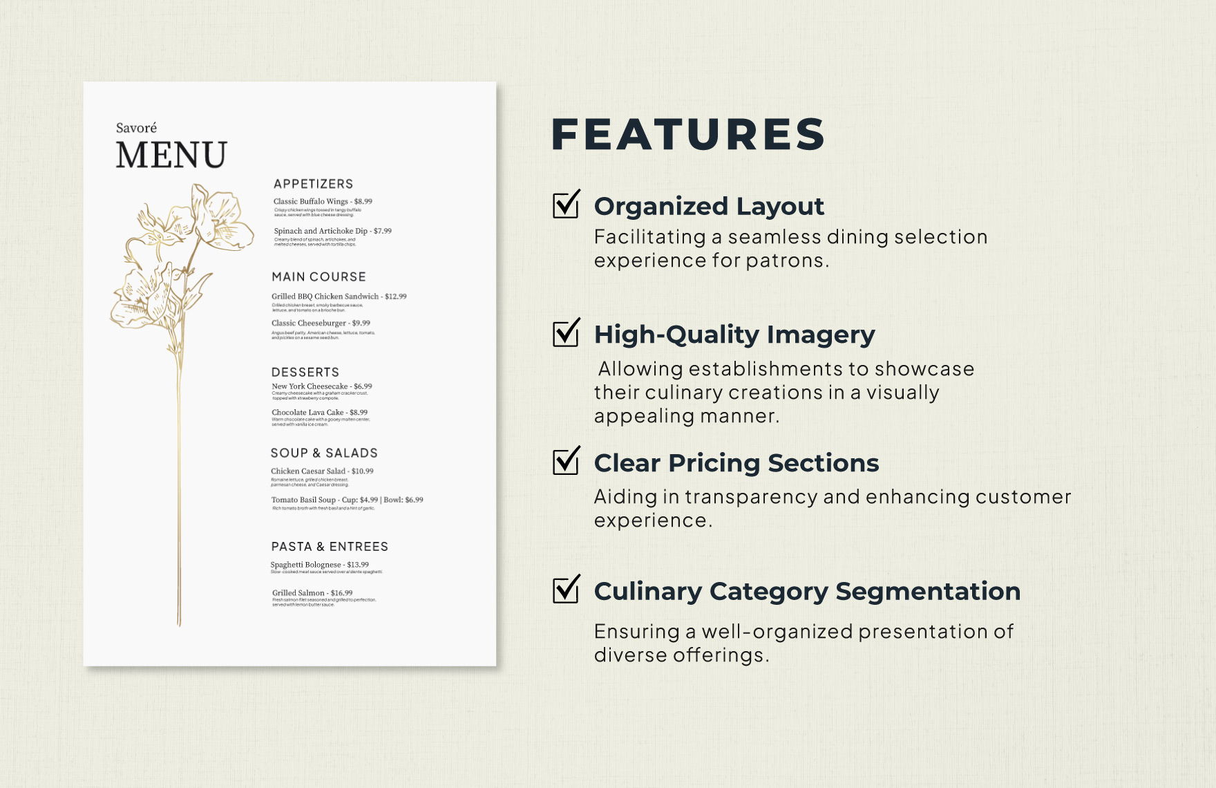 Menu for Macbook Pro Template - Download in Word, PDF, Illustrator ...