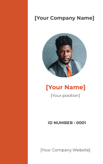 Simple ID Card Template - Edit Online & Download Example | Template.net