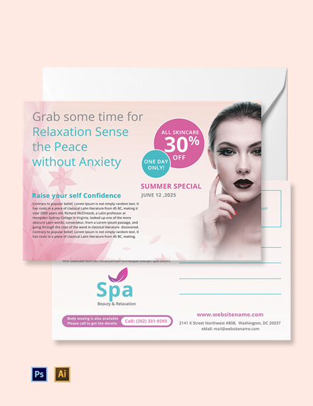 Spa Poster Template - Edit Online & Download Example | Template.net