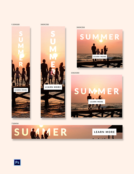 Vacation Ad Banner Template - PSD | Template.net