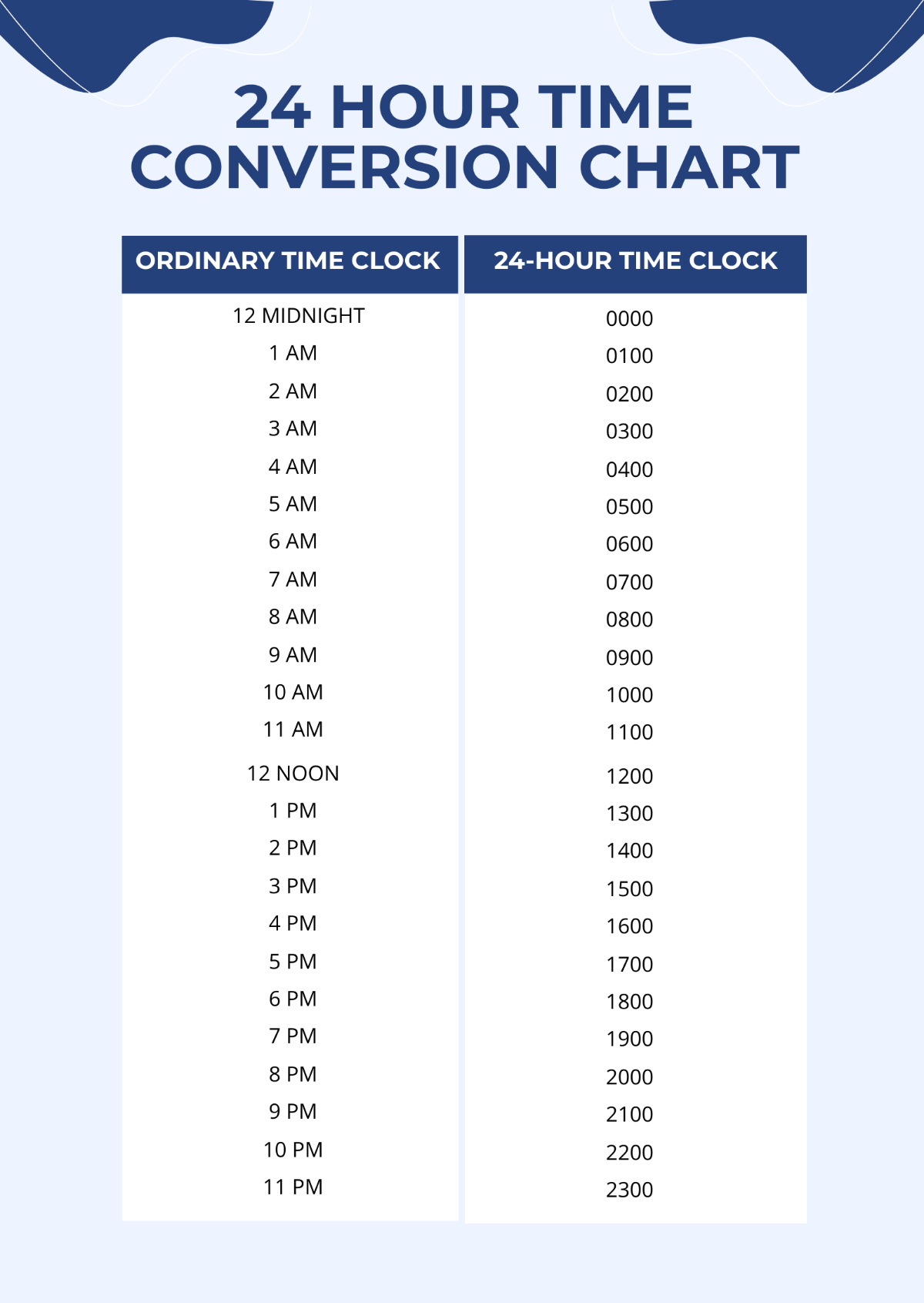 FREE Time Templates Examples Edit Online Download Template