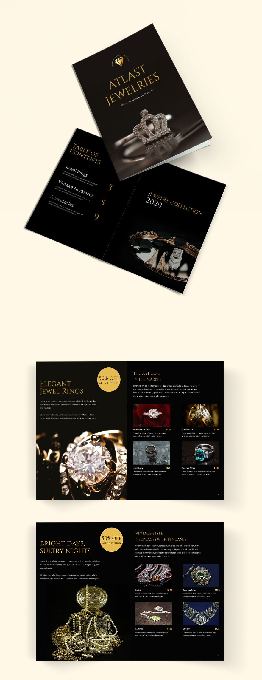 Advertising Catalog Template - InDesign, Word, Apple Pages, PSD ...