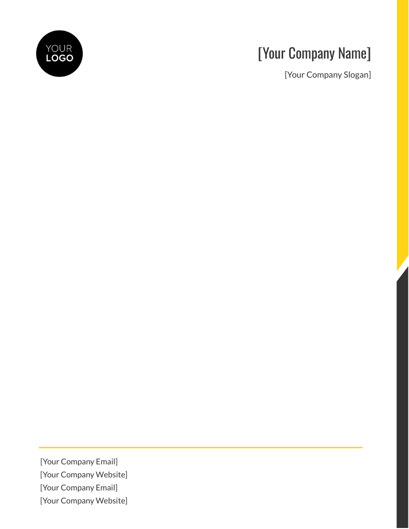 Sample Construction Letterhead Template - Edit Online & Download ...
