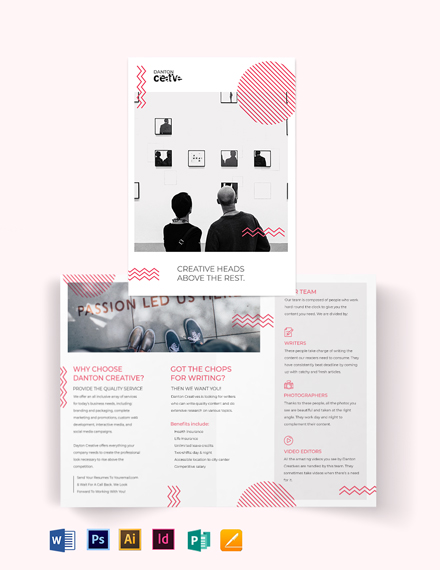 34+ Recruitment Brochures - Free PSD, AI, Apple Pages