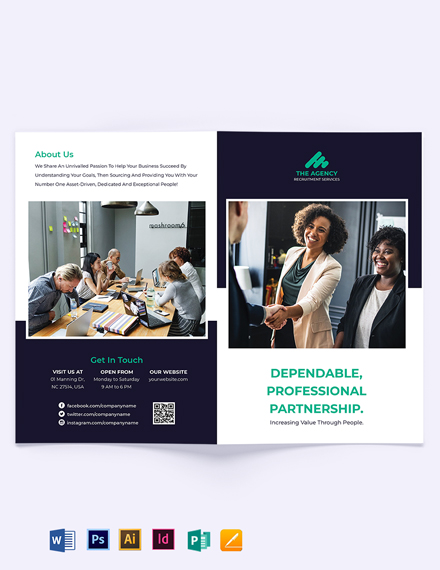 23+ Employment Agency Brochure Designs & Templates - PSD, AI
