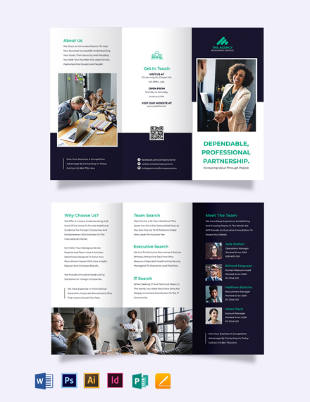 23+ Employment Agency Brochure Designs & Templates - PSD, AI
