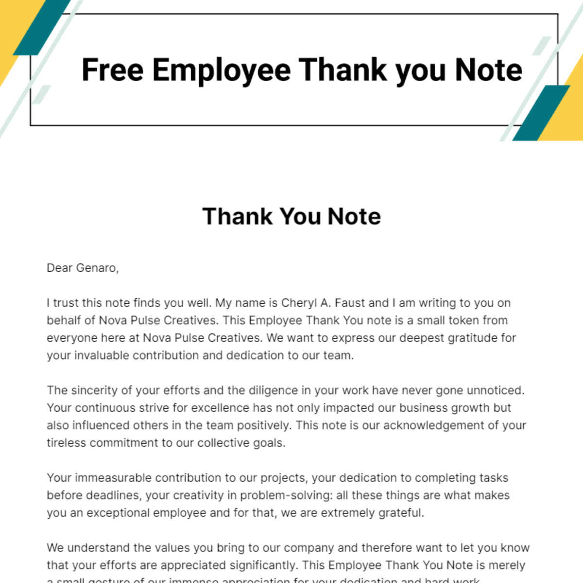 FREE Thank You Note Templates Edit Online Download Template
