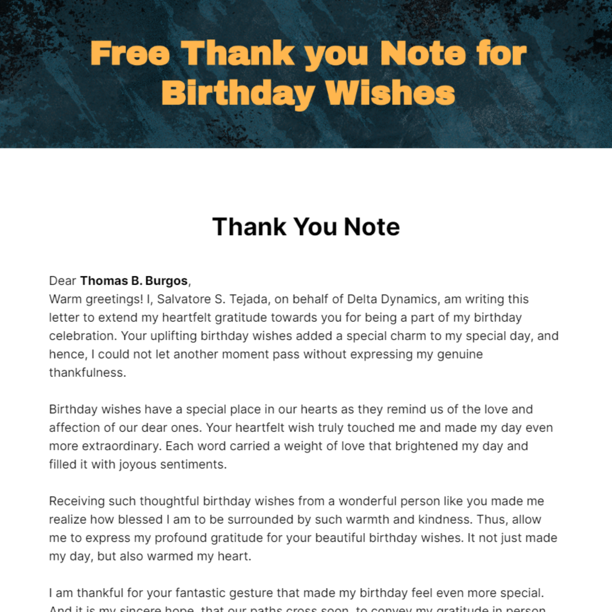 Free Thank You Note For Birthday Wishes Edit Online Download Free Thank You Note For Birthday Wishes Edit Online Download