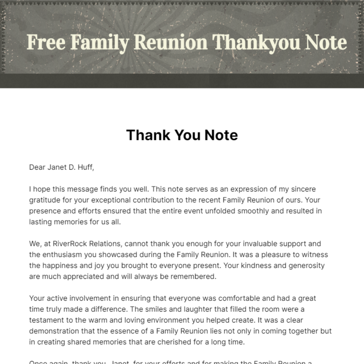 Free Family Reunion Templates To Edit Online Free Family Reunion Templates To Edit Online