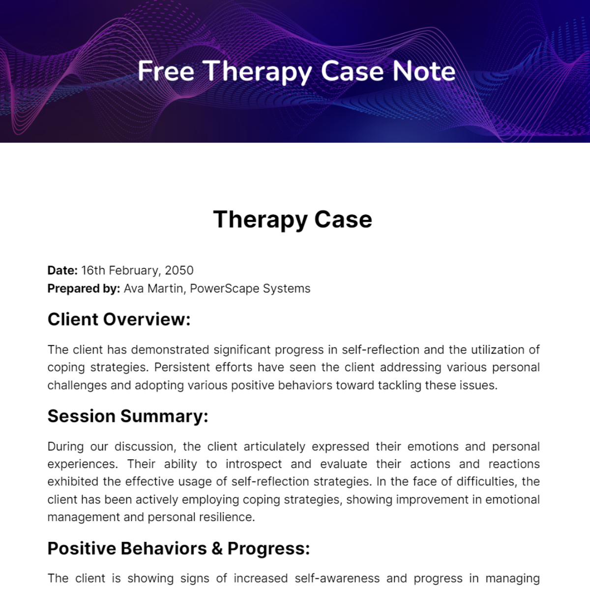 FREE Case Note Templates Examples Edit Online Download Template