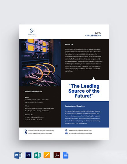 Technical Proposal Template [Free PDF] - Word