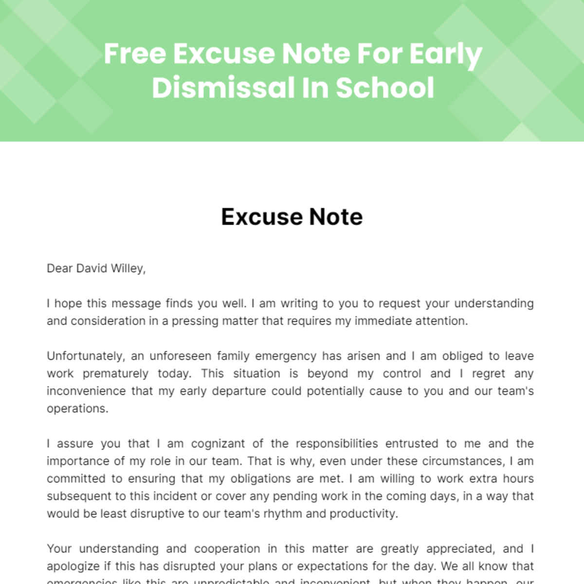 Early Dismissal From School Policy At Buddy Franzen Blog