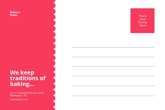Bakery Postcard Template - Illustrator, PSD | Template.net