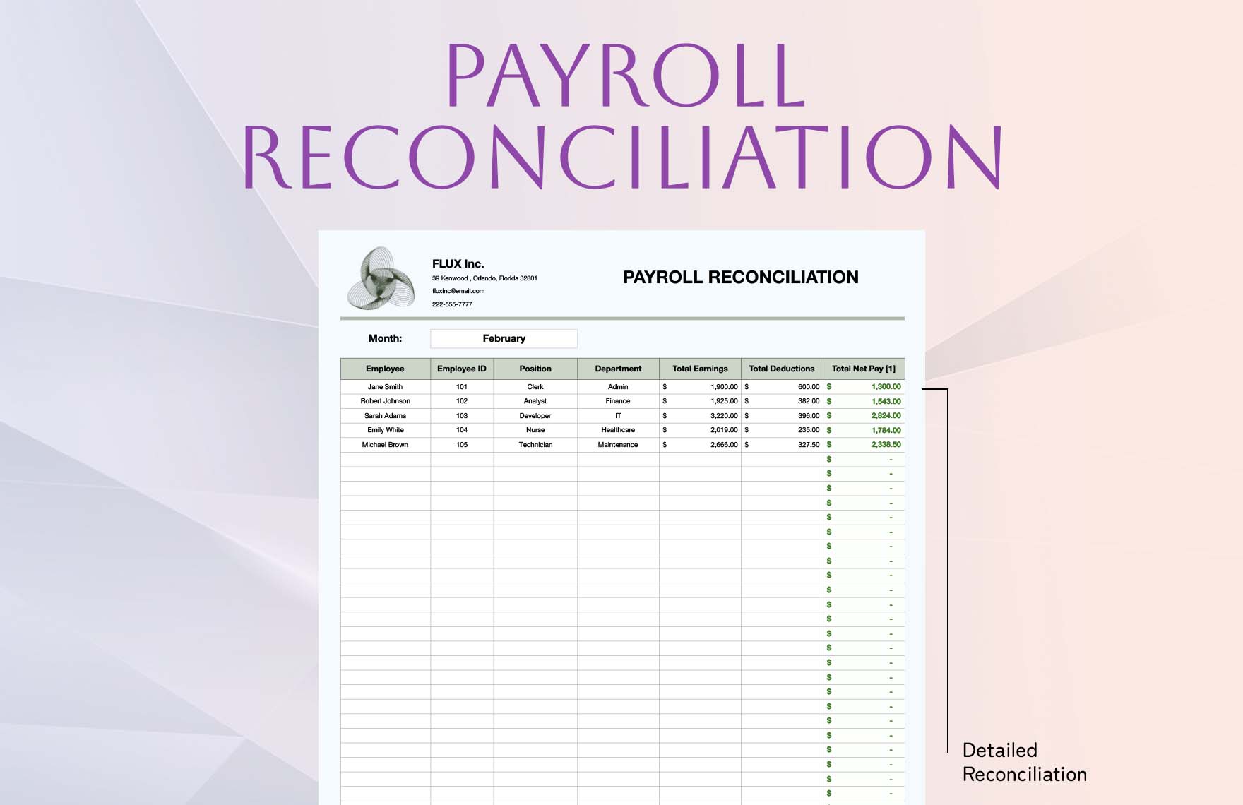 Payroll Accrual Template Payroll Accrual Template