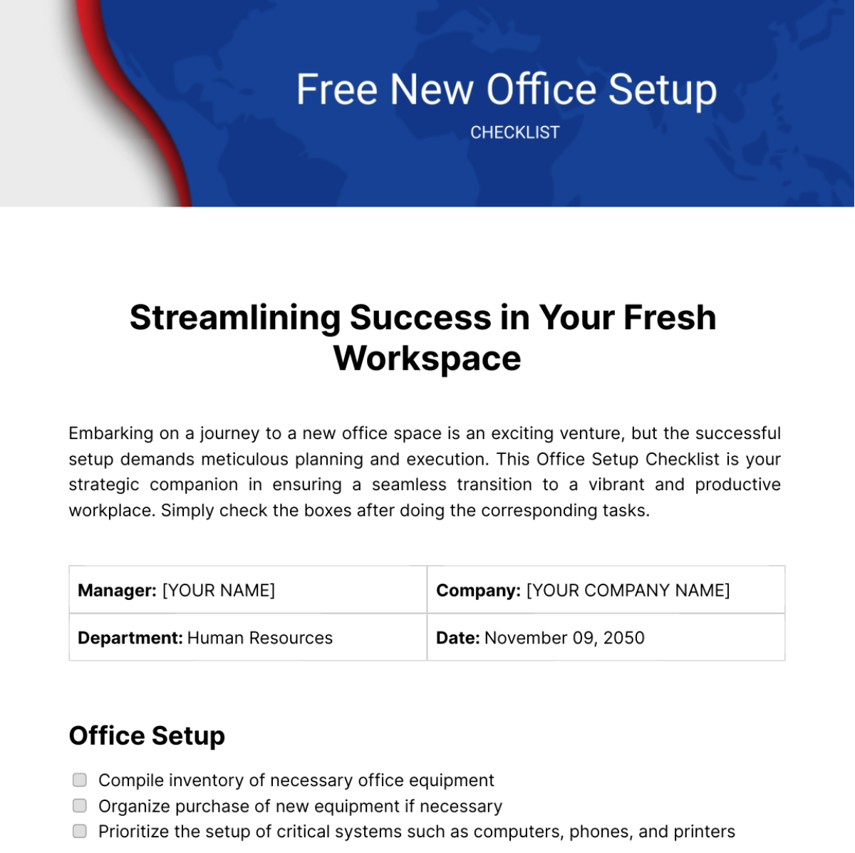 FREE Office Checklist Templates Examples Edit Online Download FREE Office Checklist Templates Examples Edit Online Download